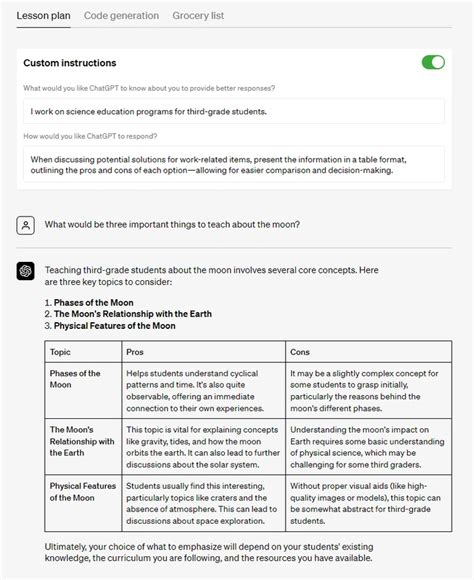 new chatgpt custom instructions feature provides more control geeky