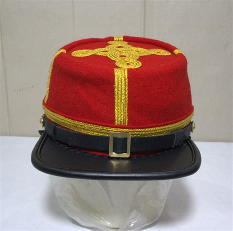 Civil War Officers General Artillery Red Kepi Uk Empire Group