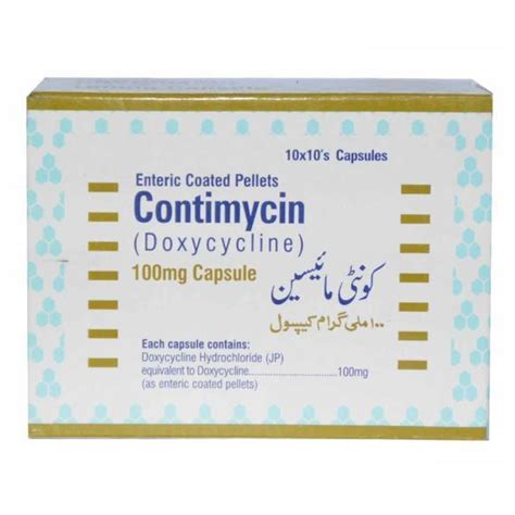 Contimycin Cap 100 Mg 100s Medical Bazar