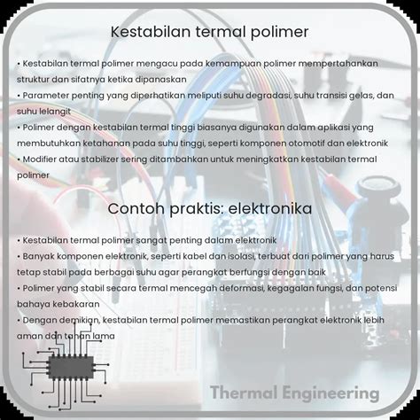 Kestabilan Termal Polimer
