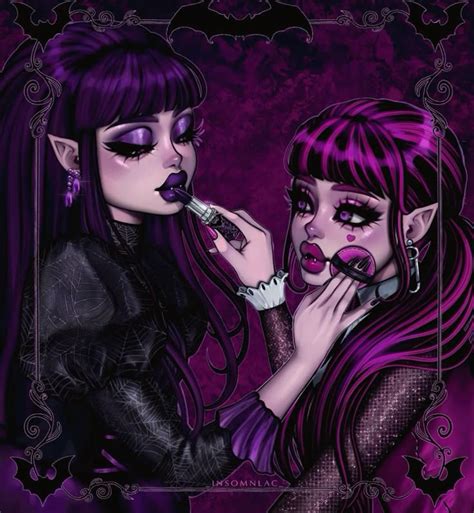 Elissabat And Draculaura Cosplay