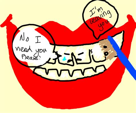 Sugar Divorcing Toothpaste Drawception