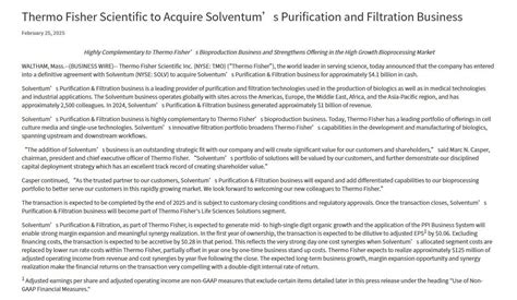 Thermo Solventum Purification Filtration Bioproduction Guidechem