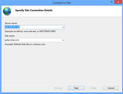 Configuring IIS 8 Remote Administration Peter Viola