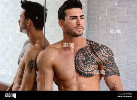 Muscle Man Tattoo Design