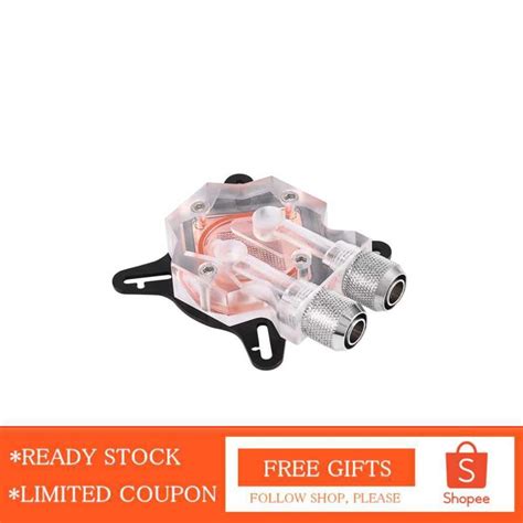 Alwaysonline Computer Gpu Cooling Water Block Cooler Kit Red Copper Base For Amd Nvidia Tg