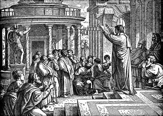 Saint Paul Preaching At Athens The Areopagus Sermon Clipart Etc