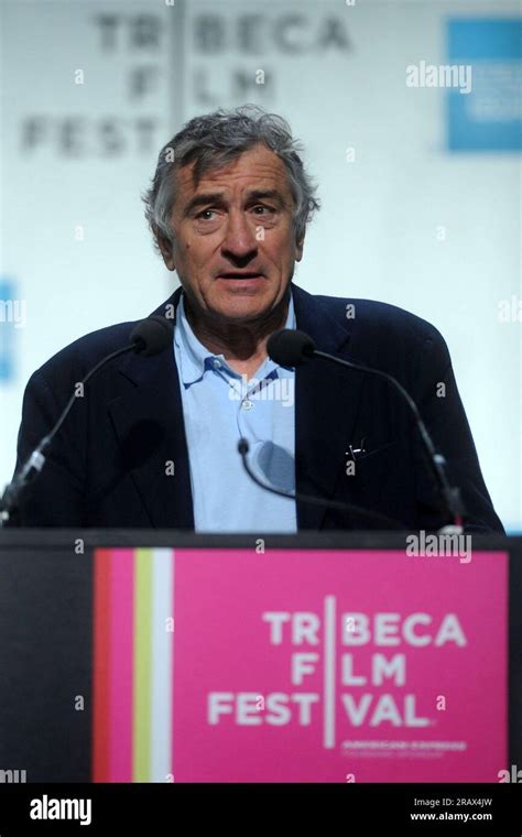 New York April 20 Tribeca Film Festival Co Founder Robert De Niro