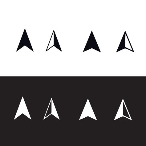 Compass Arrow Icon Vector Design 11879845 Vector Art At Vecteezy