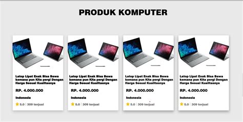 Design Web Landing Page UI UX Sederhana