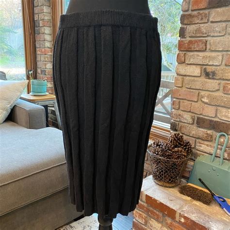 Carole Little Skirts Carole Little Knitwear Little Black Skirt Size Large Vintage Poshmark
