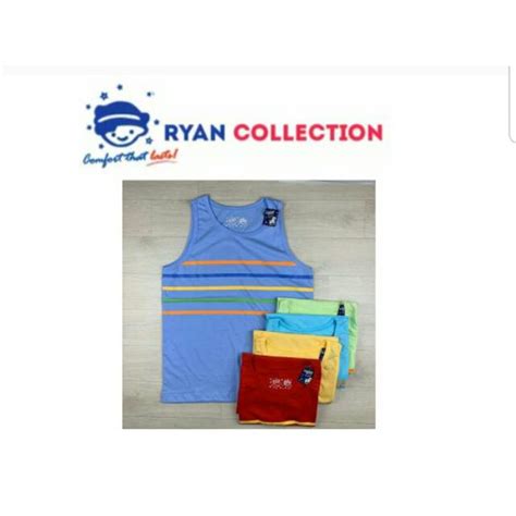 Jual Singlet Ryan Wrn Garis [biru Hijau Kuning Biru Muda Merah] Dewasa Shopee Indonesia