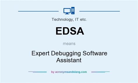 Edsa Expert Debugging Software Assistant In Technology It Etc By