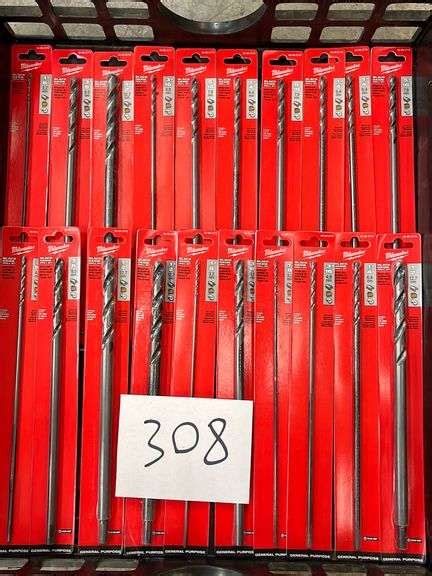 20 Milwaukee Drill Bits Earls Auction Company