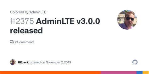 Adminlte V300 Released · Issue 2375 · Colorlibhqadminlte · Github