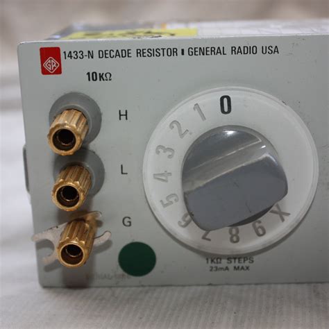 General Radio Company Genrad 1433 N 10kohm Five Decade Resistor Ebay