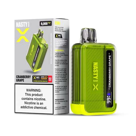 Nasty Bar 9000 Puffs Disposable Vape