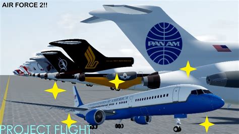 B727 Liveries And Air Force 2 Project Flight Youtube