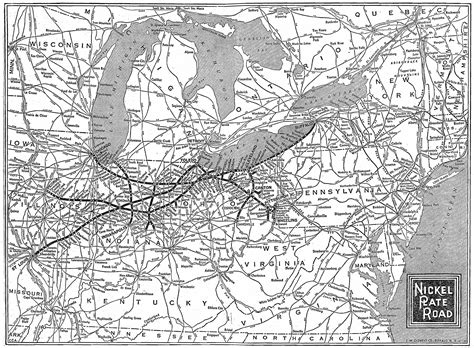 Nickel Plate Road Railroad Map History Rosters