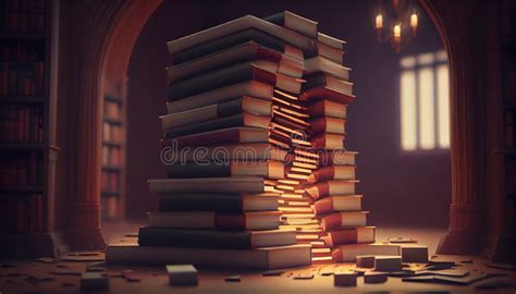 Education Learning Concept With Opening Book Stock Illustration