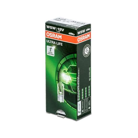 Bec 12v W5w Ultra Life Set 10 Buc Osram Mega Drive