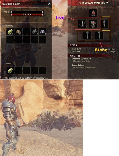 Golems Of Disparate Parts Do Not Auto Gather Pc Bug Reports Funcom