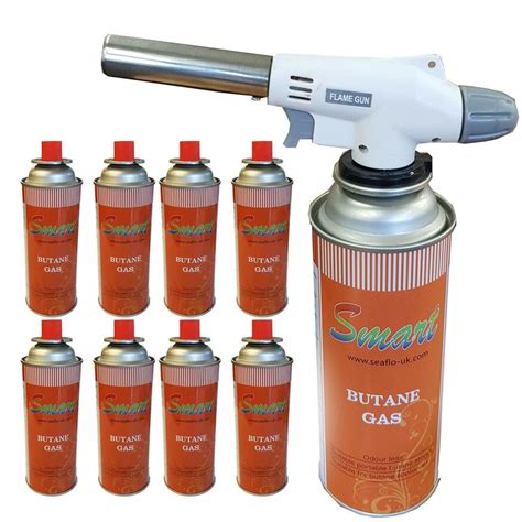 Butane Gas Blow Torch With Gas Cartridges Welding Bbq Soldering Brazing Burner