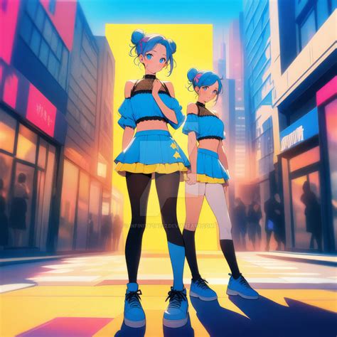 Twin Echoes In The City Streets By Infinityone22 On Deviantart