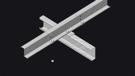 “z” Purlin Girt Overlap Fixing To Single Column And Rafter With Angle
