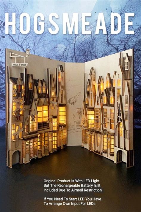 Diy Book Nook Hogsmade Village Book Nook Diy Magic Book Nook Etsy Artofit
