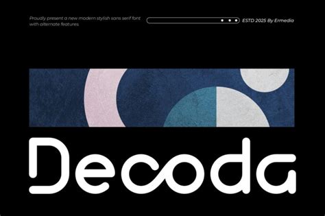 Decoda Font Free Font