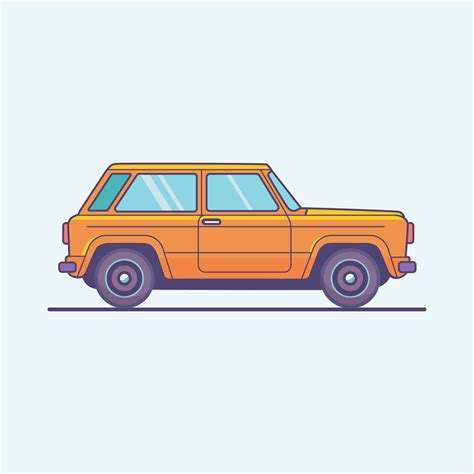 Vector Car Cartoon Illustration Isolated On White Background 39947046