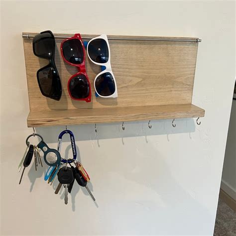 Sunglass Holder Key Holder Earring And Necklace Holder 7 Hooks Etsy