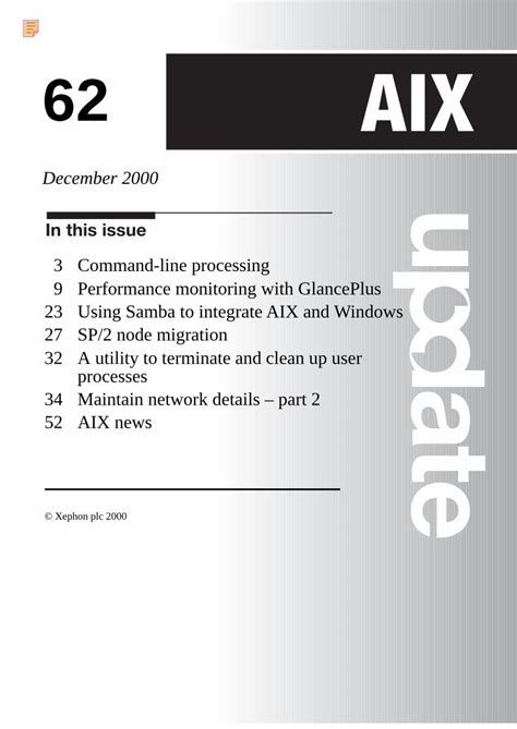 Pdf Aix 62 Dec 00 Title · 23 Using Samba To Integrate Aix And Windows 27 Sp2