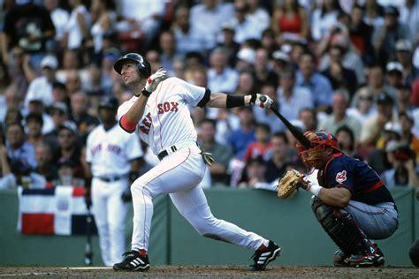 All Time Boston Red Sox Roster Nomar Garciaparra Over The Monster
