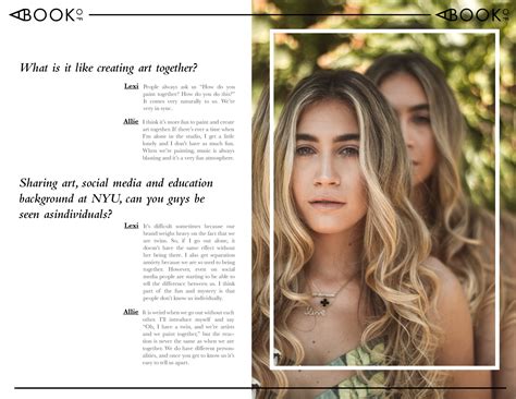 The Kaplan Twins Sexy Provocateur Sisters — A Book Of Magazine