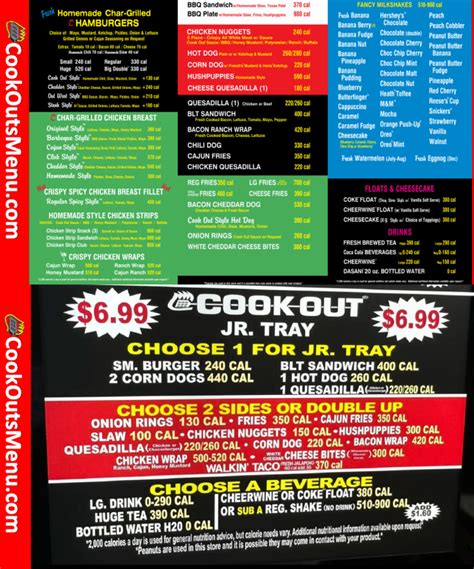 Cookout Menu Pdf