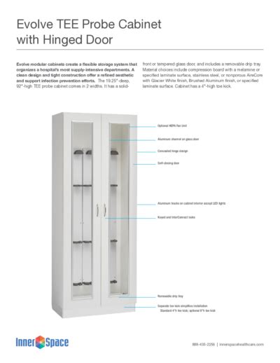 Tee Probe Cabinet Holds 5 Probes Innerspace Healthcare