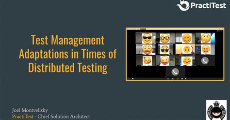 Test Management Adaptations In Times Of Ministry Of Testing