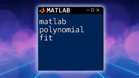 Matlab Exponential Fit A Quick Guide To Mastery