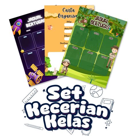 A3 A2 Class Fun Table Time Schedule Duty Table Birthday Table