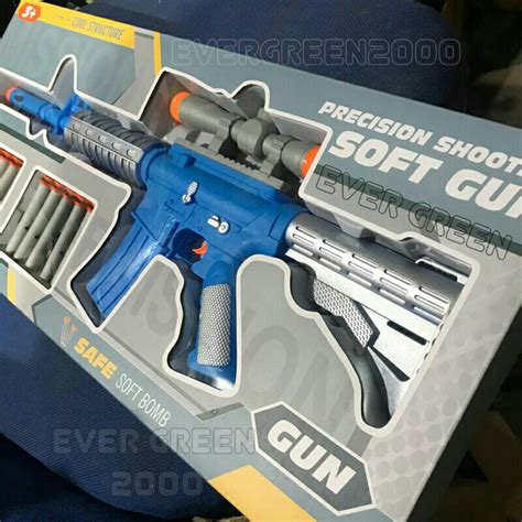 Jual Mainan Sniper Tembak Tembakan Nerf Hk416 10 Pcs Pluru Busa Soft Bullet Kokang By