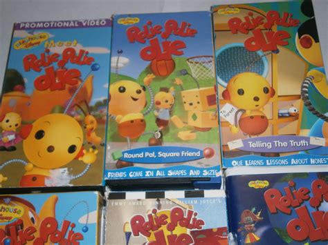6 Used Rolie Polie Olie Vhs Tapes Animated Videos Playhouse Disney