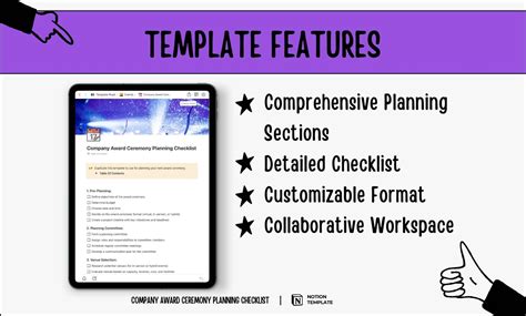 Notion Company Award Ceremony Planning Checklist Template Template Road