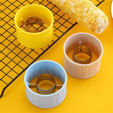 Kitchen Gadgets For Fast Corn Kernel Removal Stainless Steel Corn Cutter 3pcs £11 03 Picclick Uk