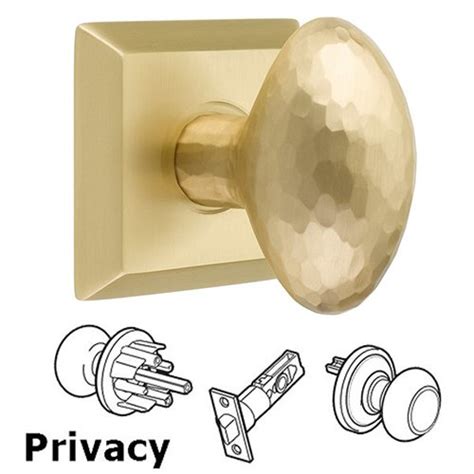 Arts And Crafts Door Hardware Collection Privacy Modern Hammered Egg