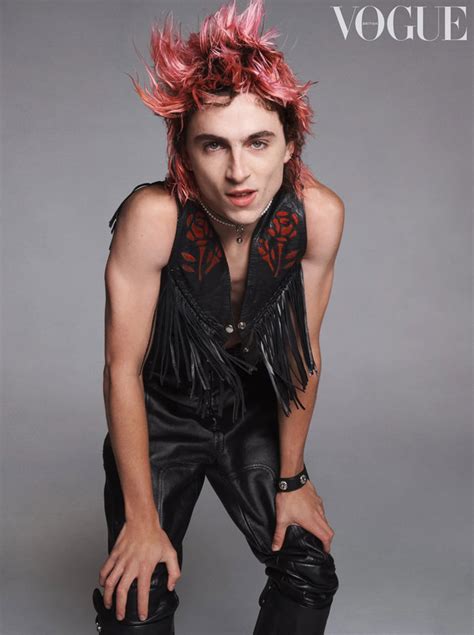 Timothée Chalamet Is British Vogues First Solo Male Cover Star Tom Lorenzo