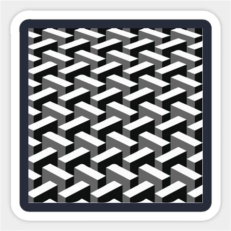 Escher Pattern Escher Pattern Sticker Teepublic