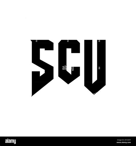 Scu Letter Logo Design For Technology Company Scu Logo Design Black