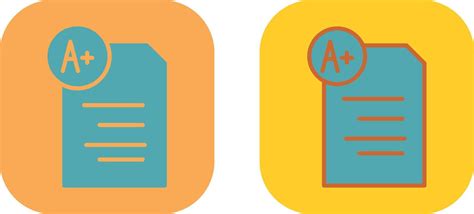 Graded Paper Icon 42695404 Vector Art At Vecteezy